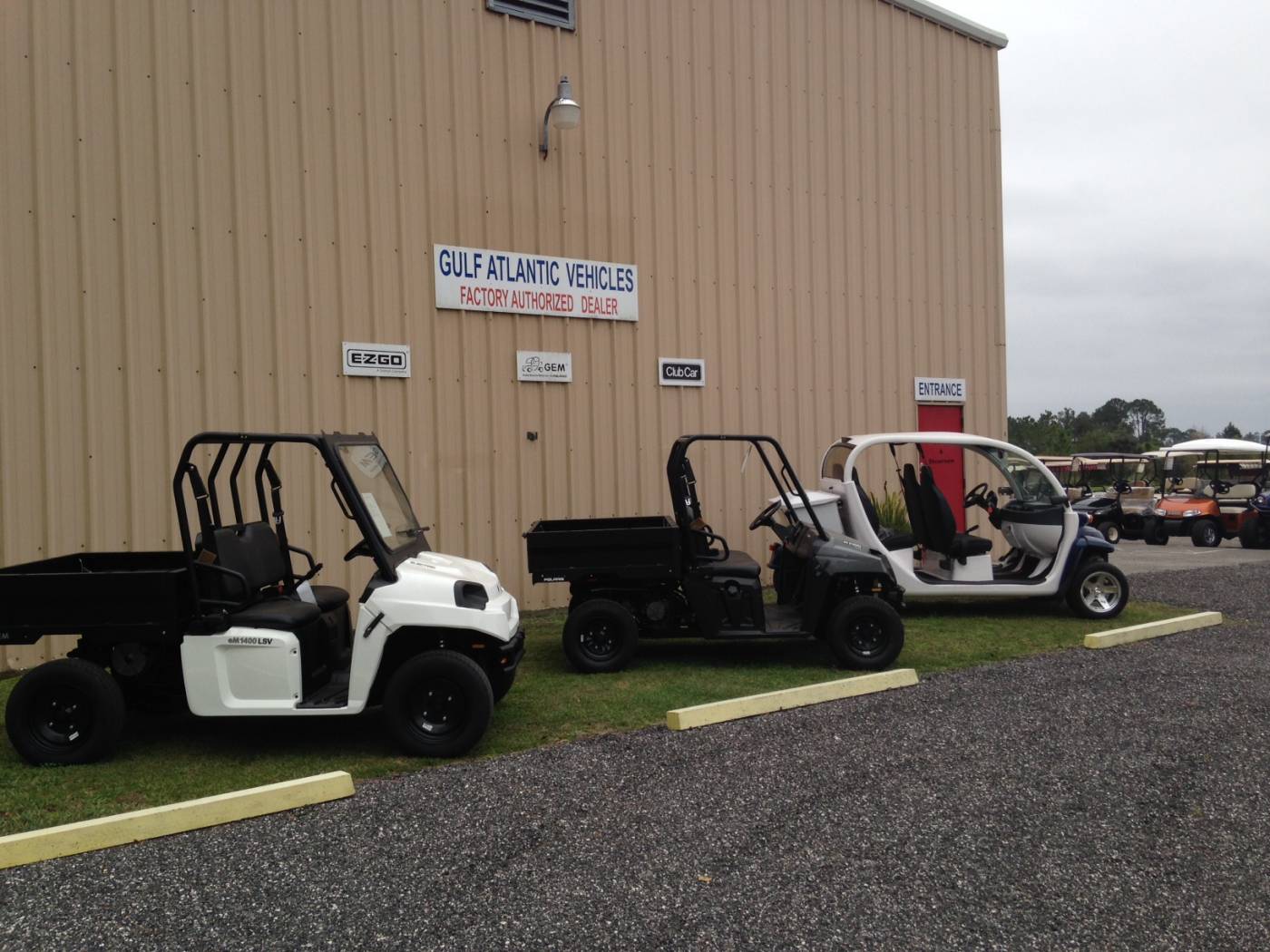 Gulf Atlantic Vehicles - EZGO / Club Car / GEM Dealers