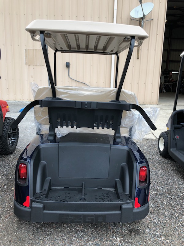 #6657 EZGO RXV Patriot Blue Rear - Gulf Atlantic Vehicles